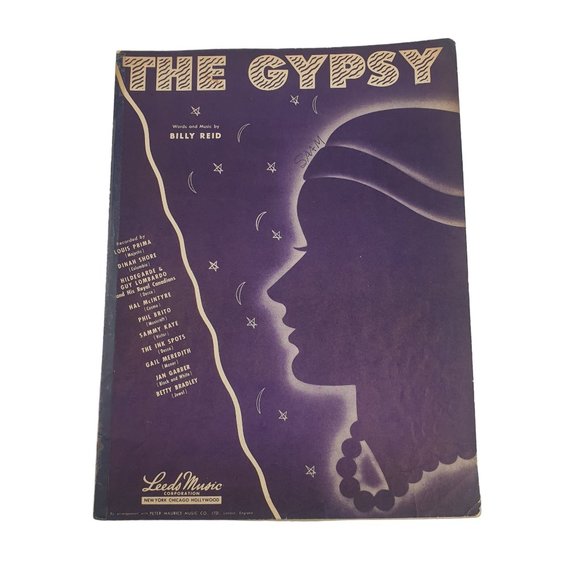 Leeds Music Corporation | Accents | The Gypsy 946 Vintage Sheet Music ...
